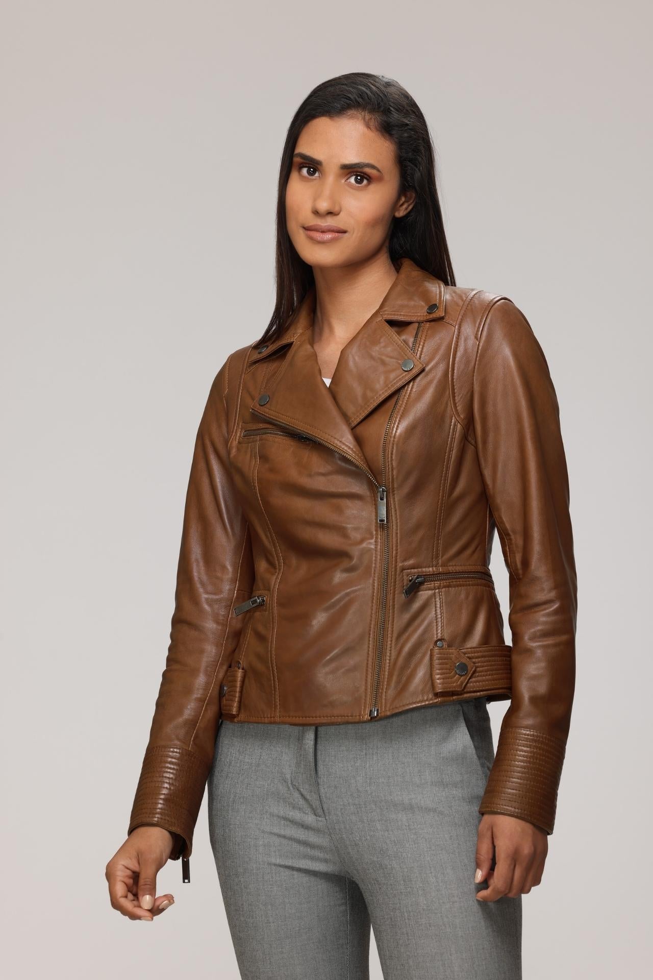 TATIANA Genuine Leather Biker Jacket Danier TATIANA Genuine Leather Biker Jacket Danier