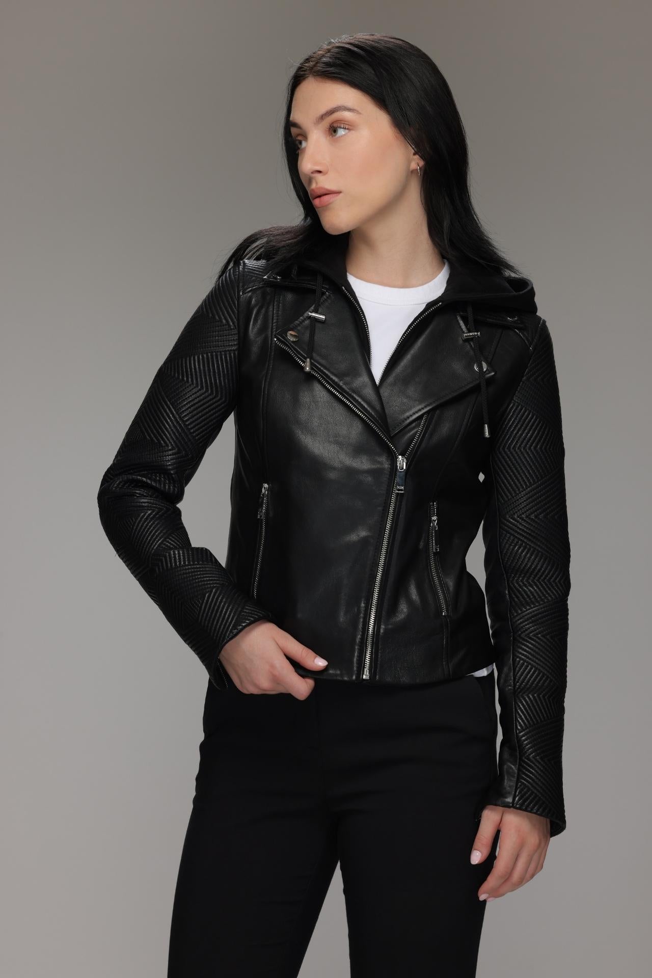 IMANI Genuine Leather Biker Jacket Danier IMANI Genuine Leather Biker Jacket Danier